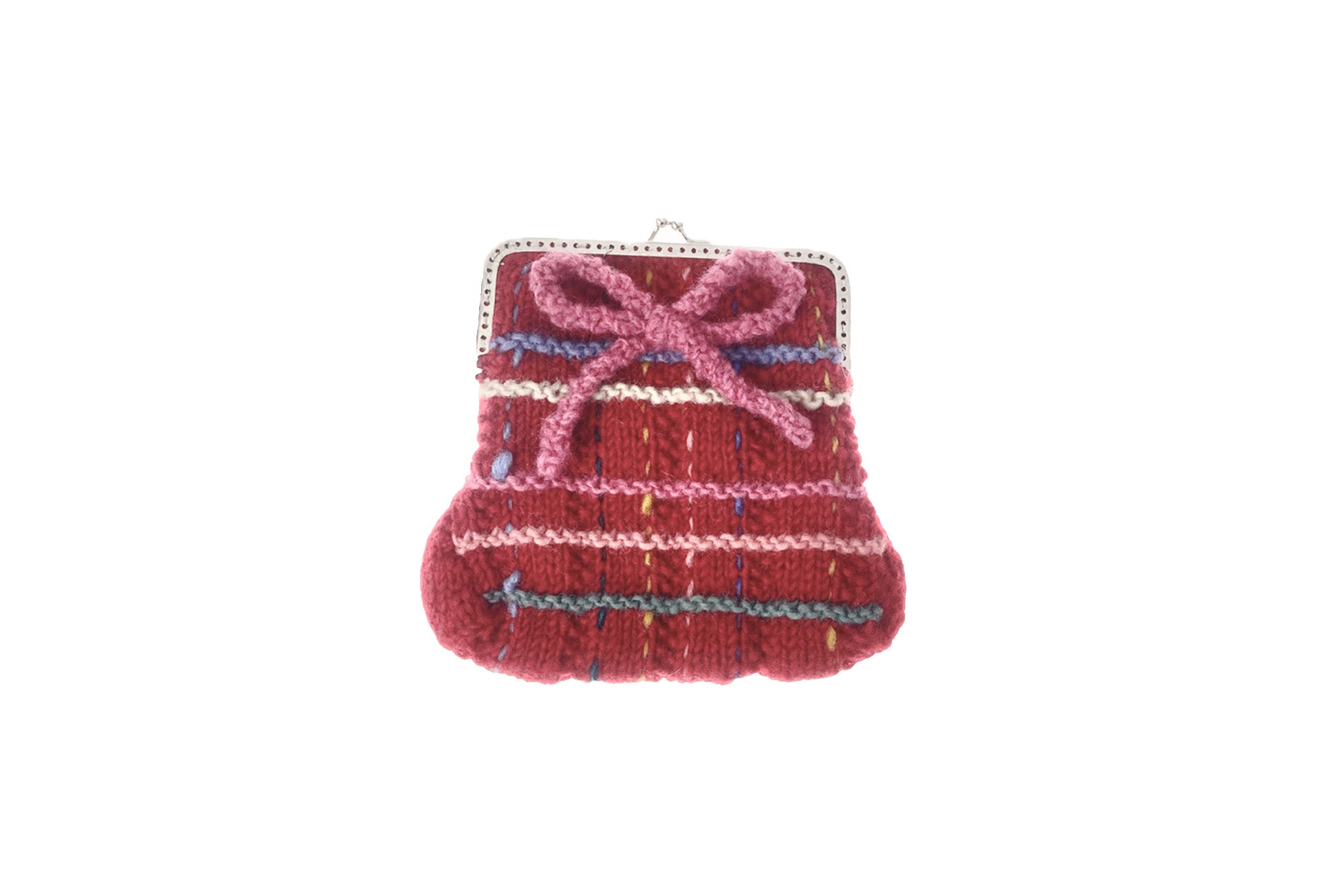 Plaid Clasp Pouch – French Knot