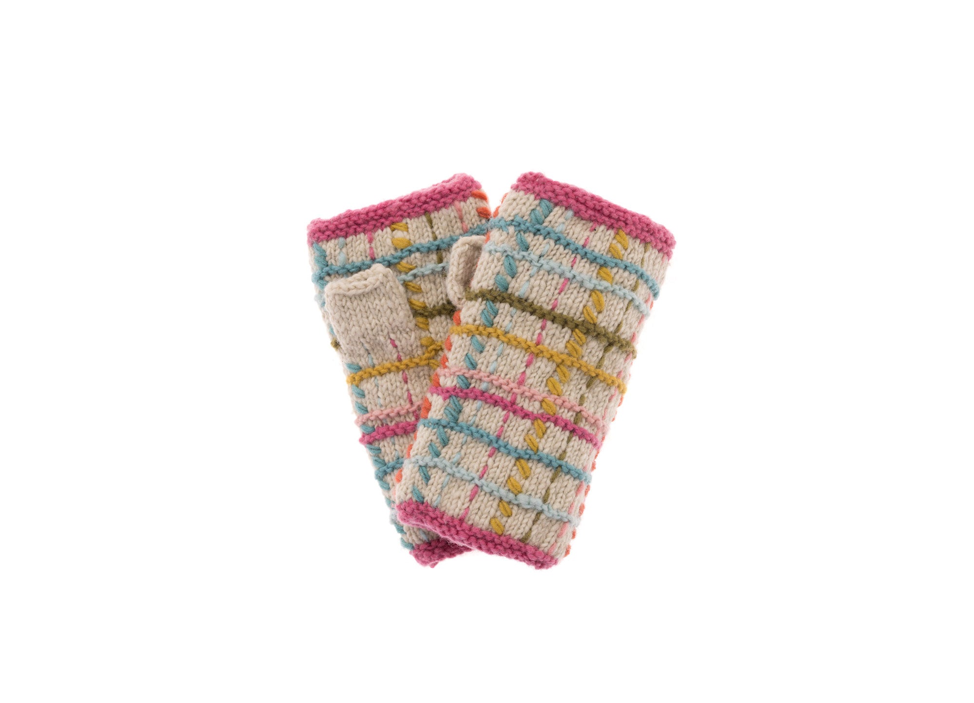 Tate Plaid Handwarmer – French Knot