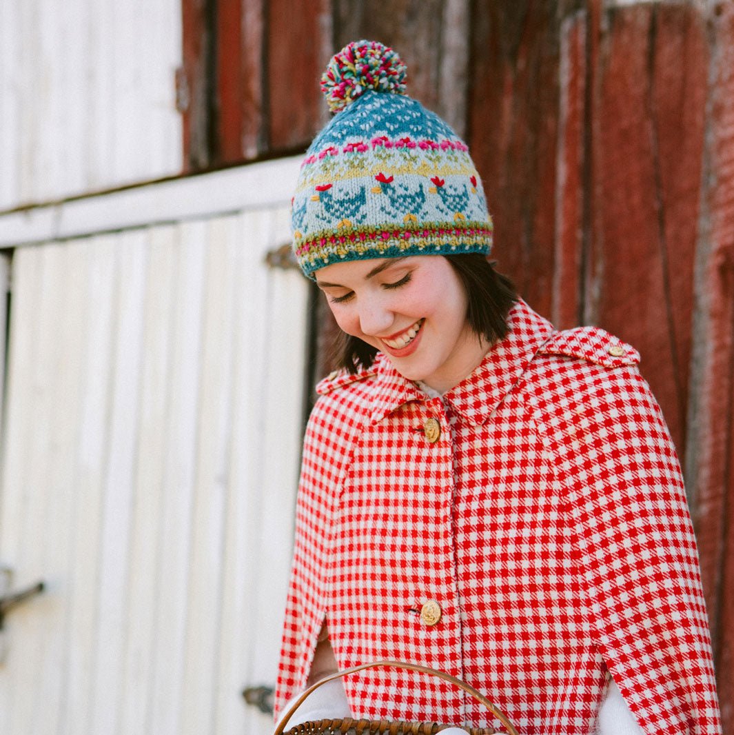 Heirloom Hen Hat – French Knot