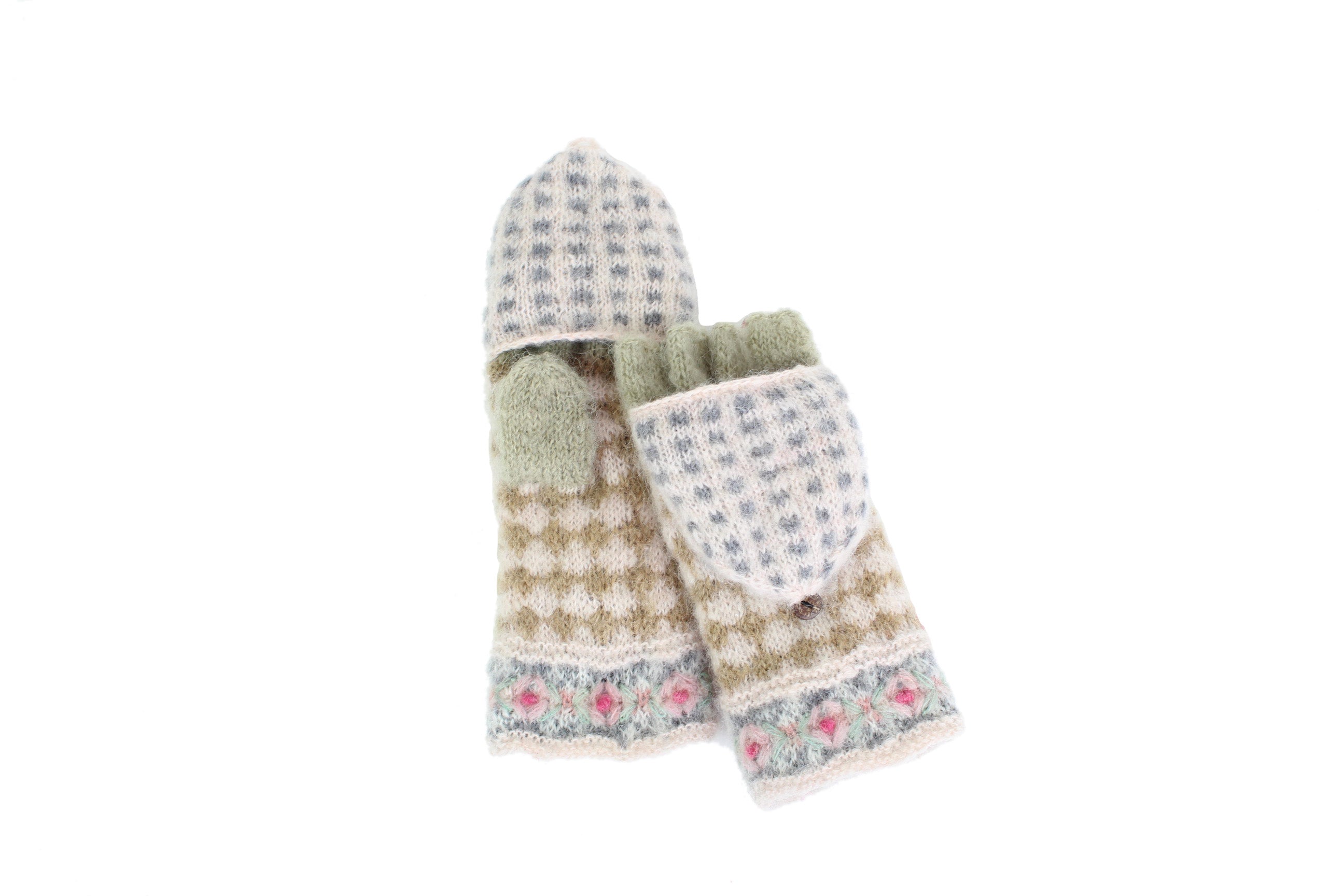 Rita Convertible Mitten – French Knot