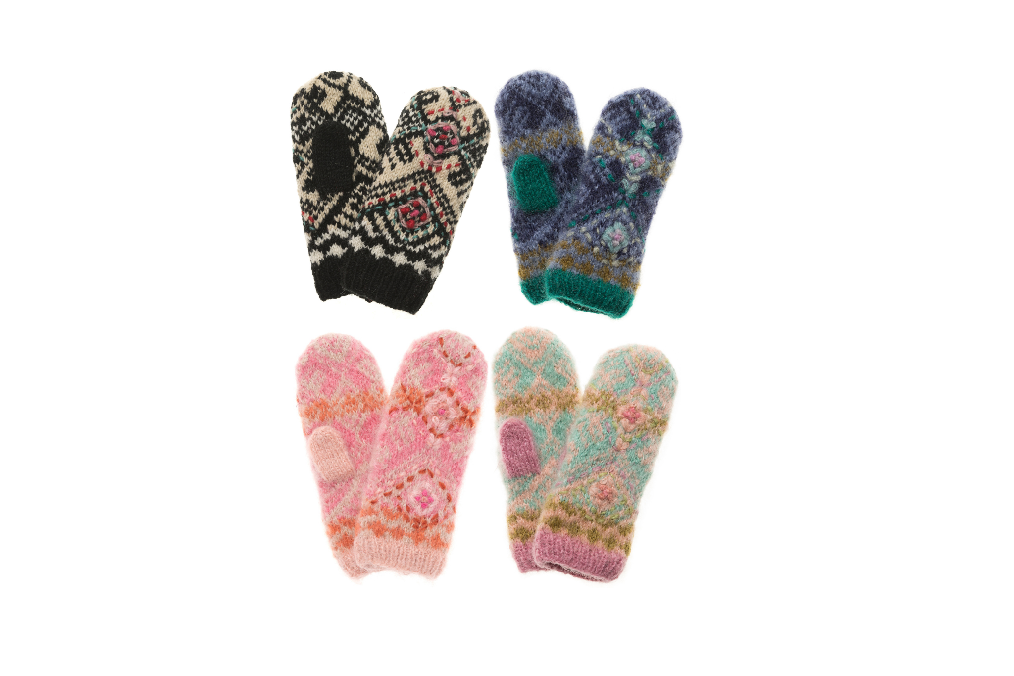 Ingrid Mittens – French Knot